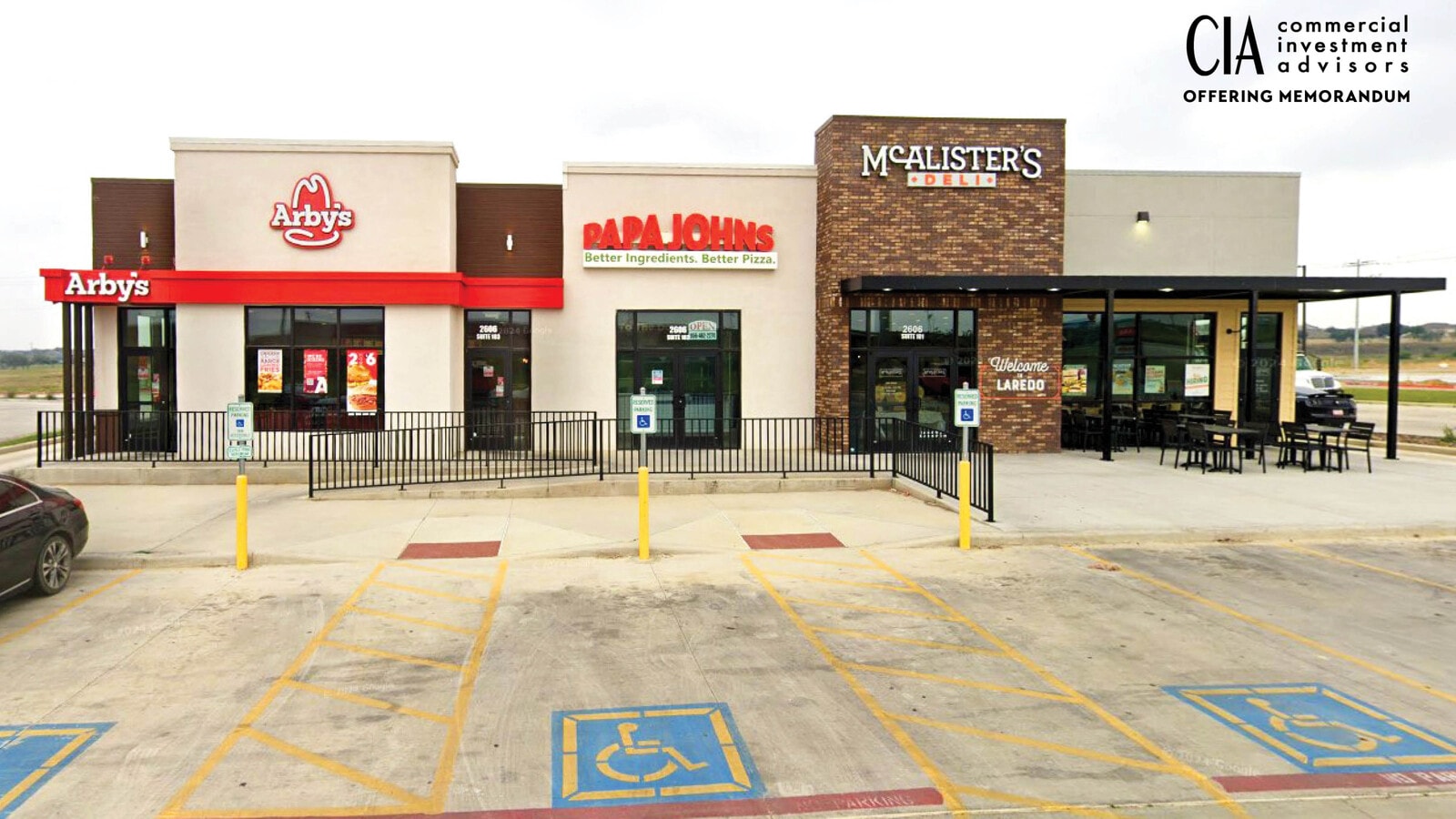 2606 NE Bob Bullock Loop, Laredo, TX 78045 - Arby's & Papa John's Center - LAREDO, TX | LoopNet