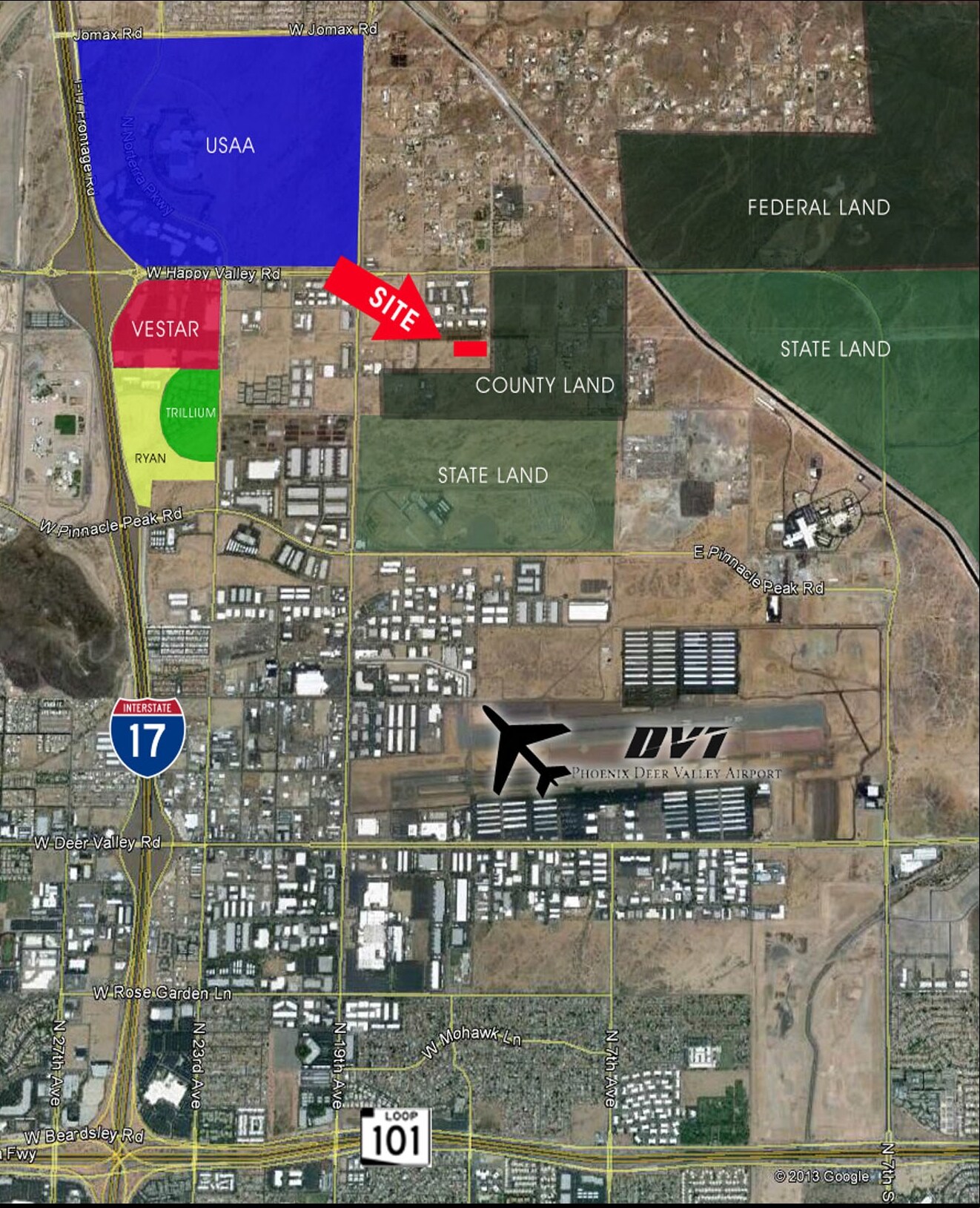 SW 15th Ave & W Happy Valley Rd, Phoenix, AZ 85085 - Land Property for ...