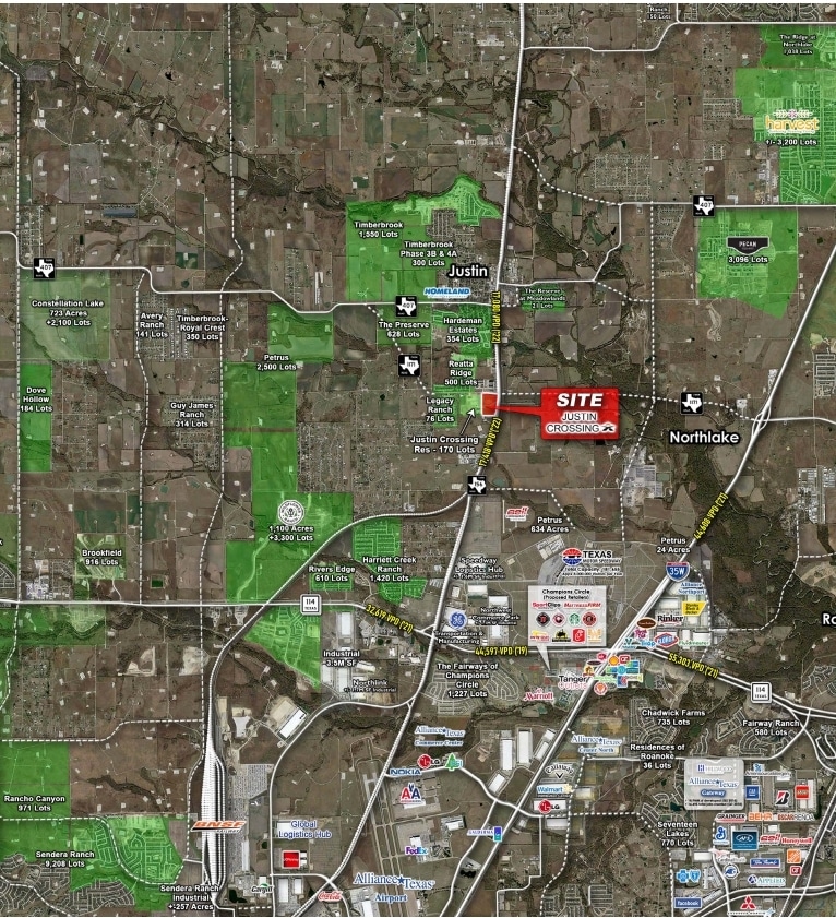 SWC FM-156 & John Wiley Rd, Justin, TX 76247 - Justin Crossing | LoopNet