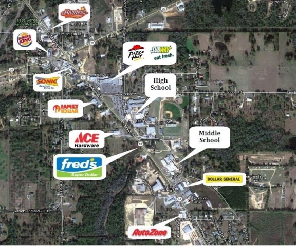 1388 S Main St, Poplarville, MS, 39470 - Retail Space For Lease ...