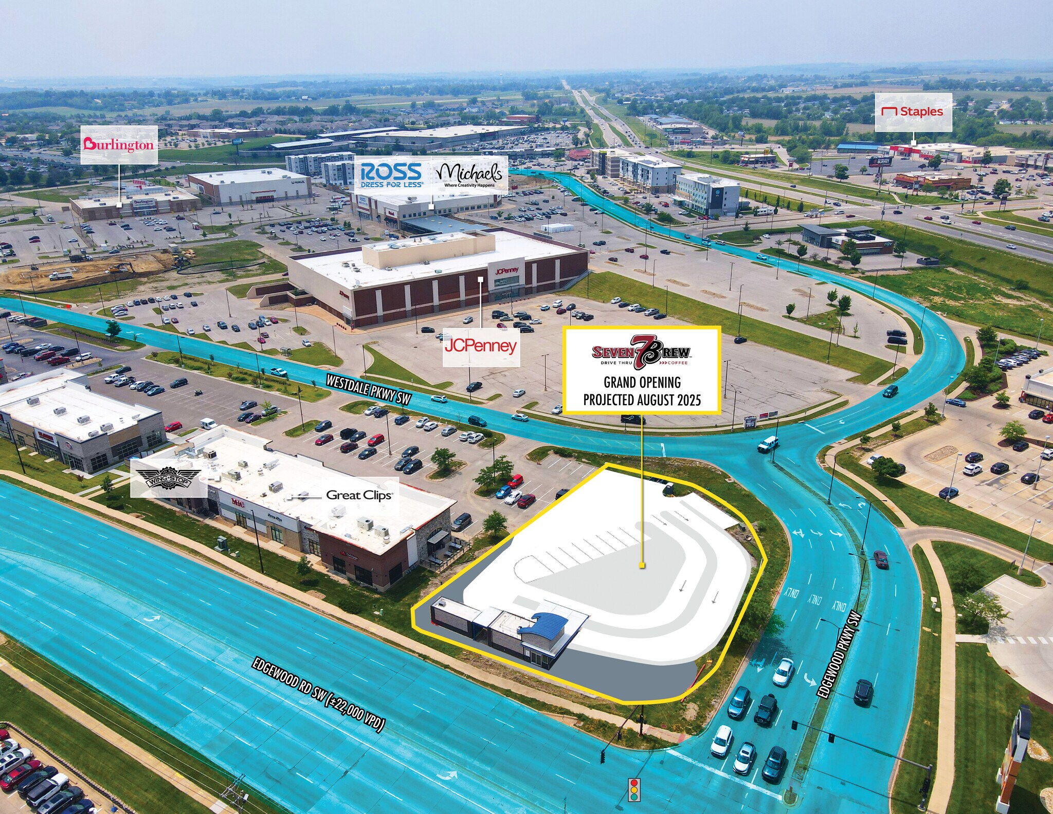 2350 Edgewood Rd SW, Cedar Rapids, IA 52404 - 7 Brew Coffee | Westdale ...