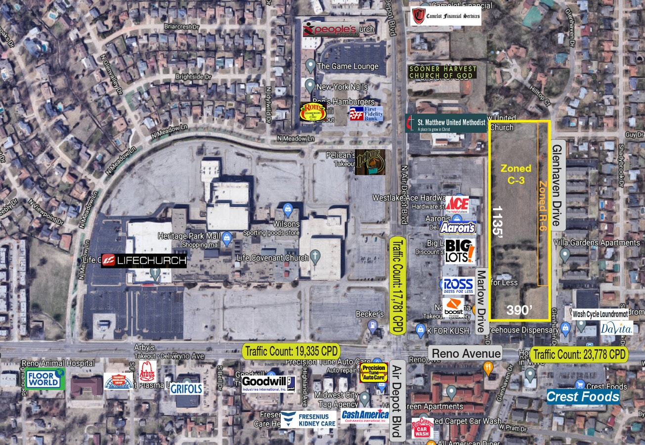 2913 Glenhaven Dr, Midwest City, OK 73140 | LoopNet