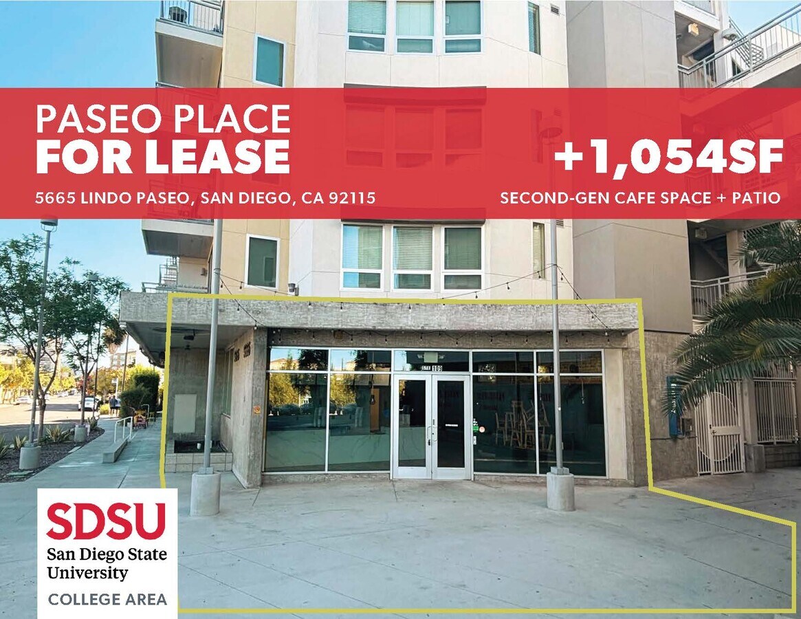 5665 Lindo Paseo, San Diego, CA 92115 - Paseo Place | LoopNet
