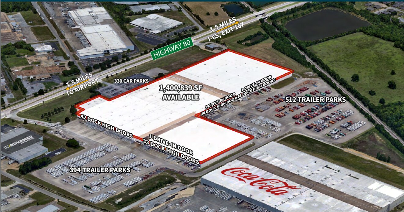 2855 Selma Hwy, Montgomery, AL 36108 - Former Big Lots Distribution ...