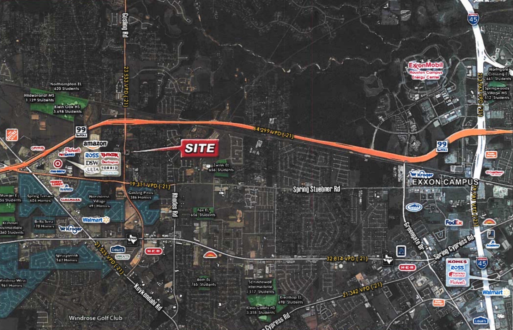 22318 Gosling Rd, Spring, TX 77389 - NEC Gosling Road & Avanak Street ...