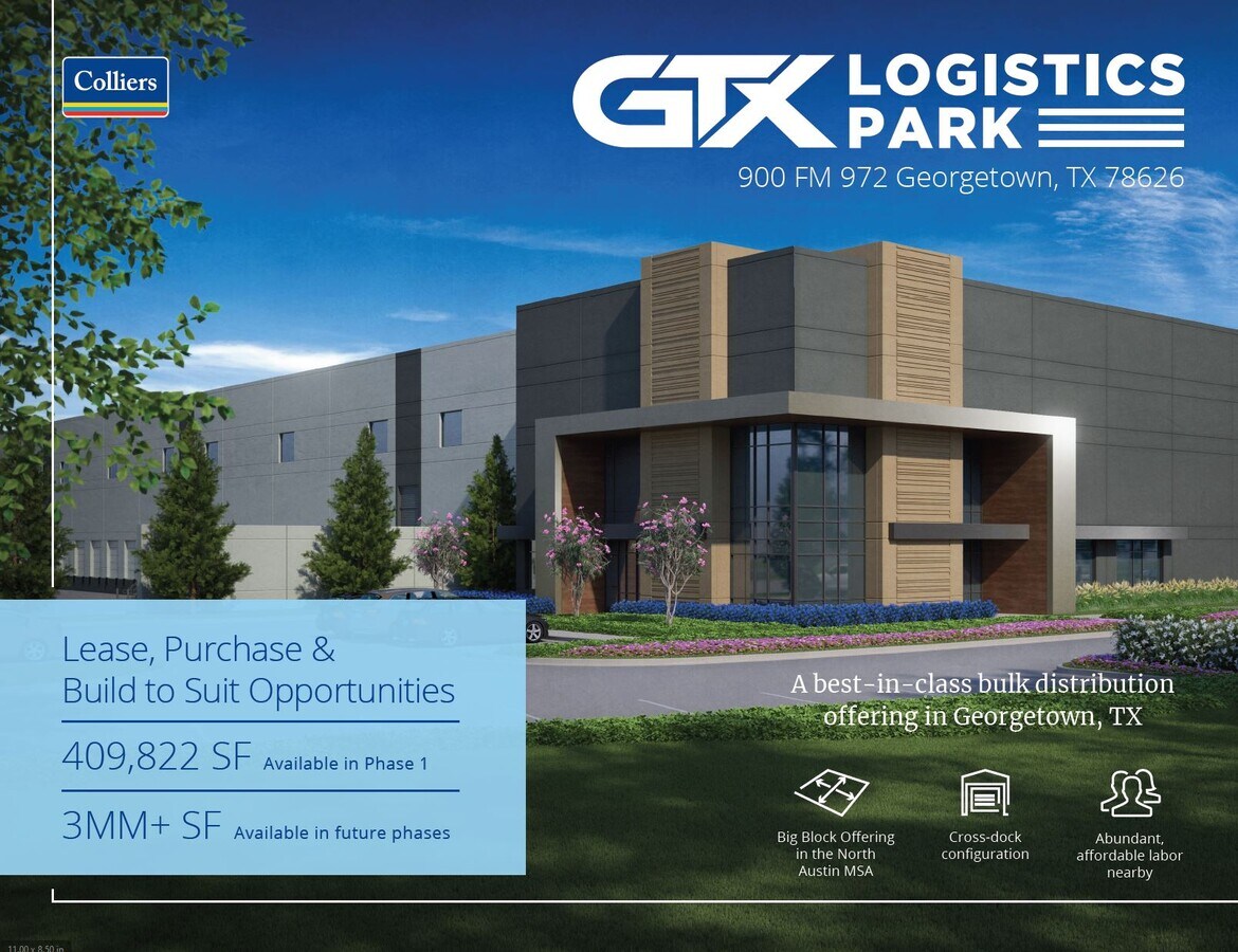 900 FM 972, Georgetown, TX 78626 - GTX Logistics Park | LoopNet