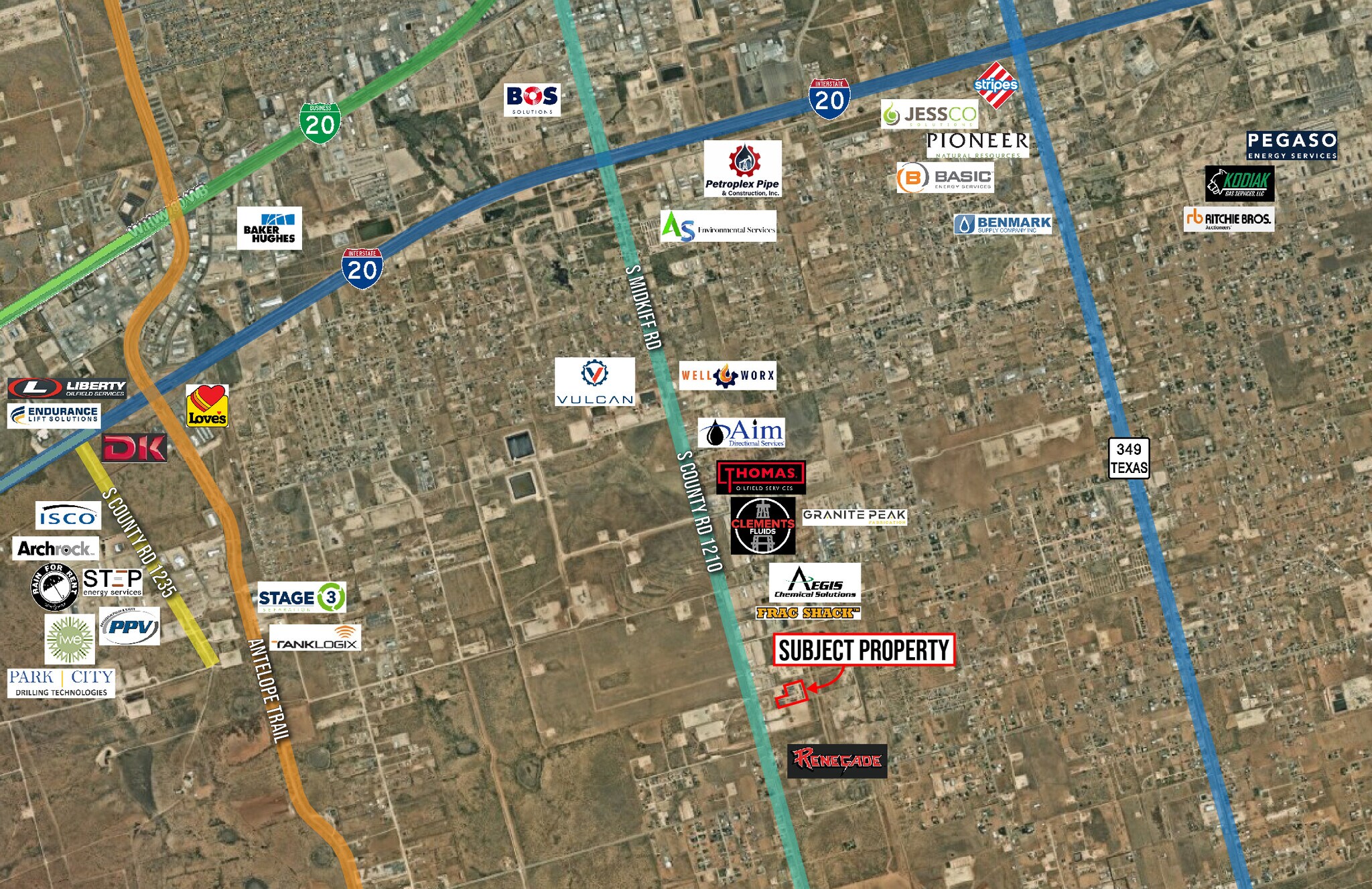 TBD S County Rd 1210, Midland, TX 79706 - 7 Acre Laydown Yard on S County Rd 1210 | LoopNet