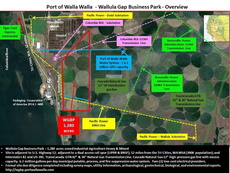 State Highway 12, Wallula, WA 99363 - Wallula Gap Business Park | LoopNet