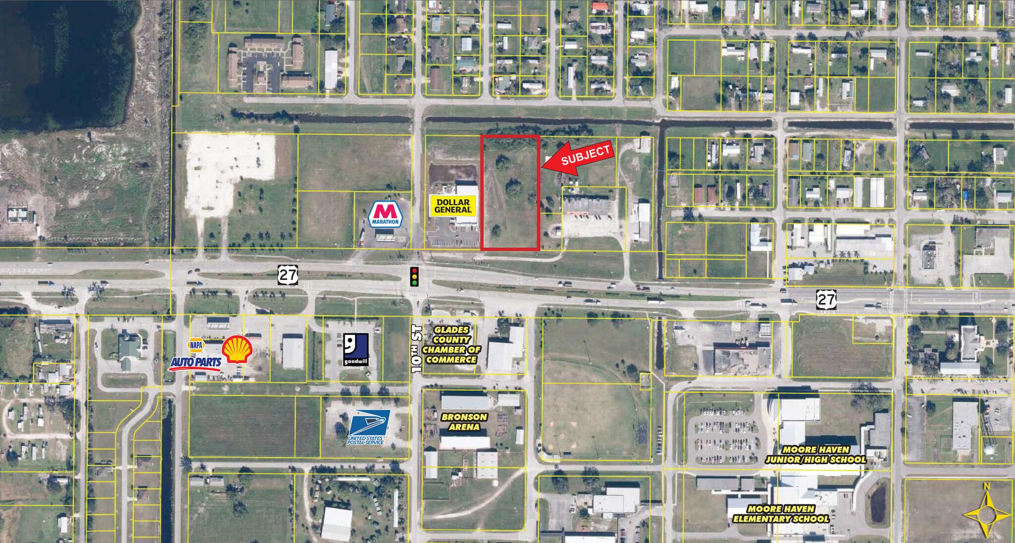 943 US Highway 27, Moore Haven, FL 33471 - 2± Acre Commercial Lot on US ...