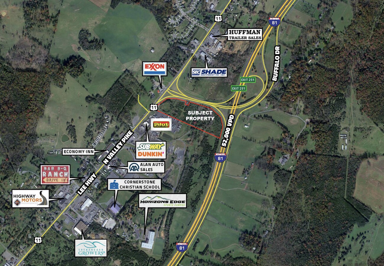 3772 North Valley Pike, Harrisonburg, VA 22802 - 17 ACRES B1 LAND ...