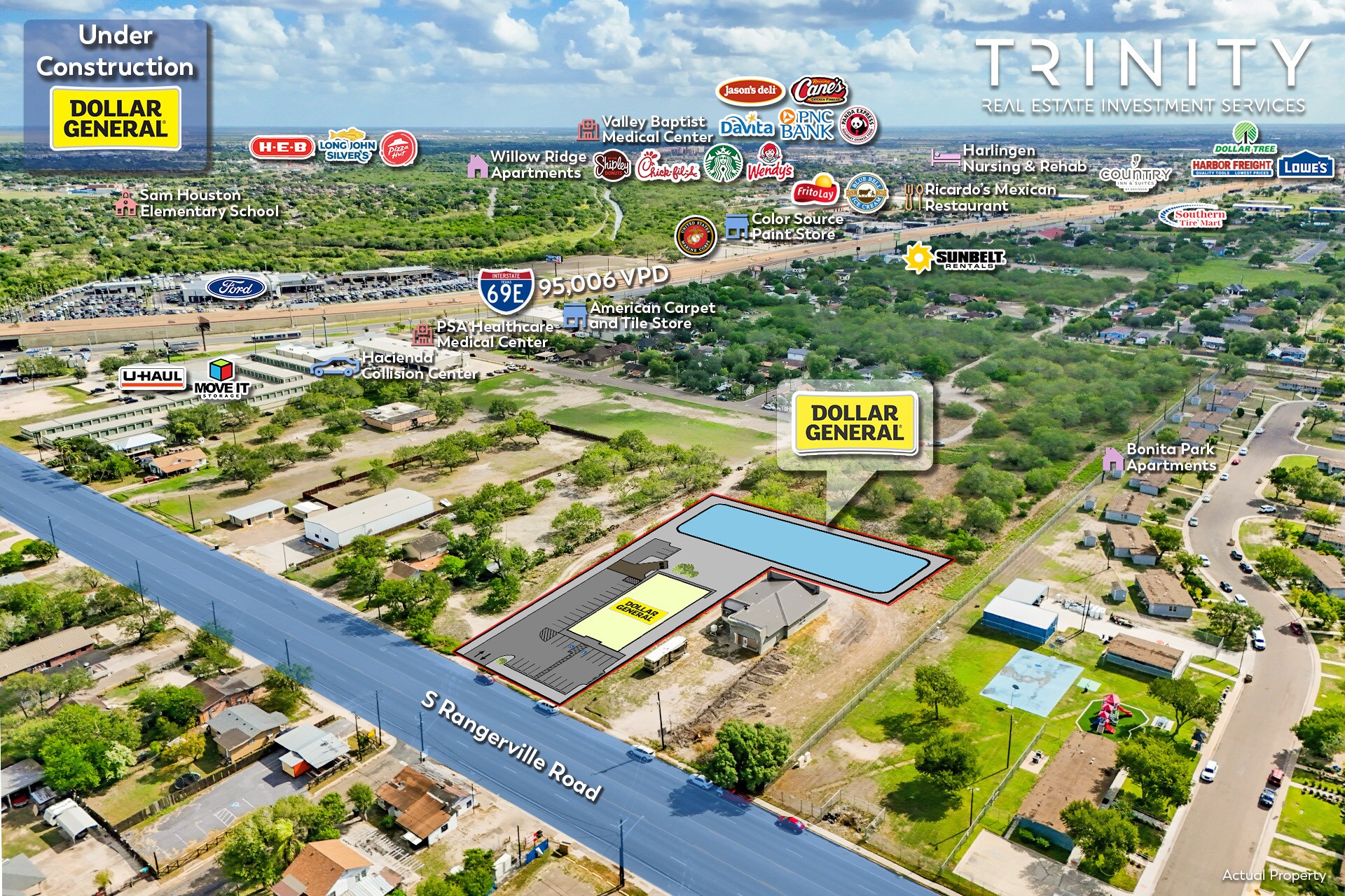 549 S Rangerville Rd, Harlingen, TX 78552 - 2024 Dollar General | LoopNet