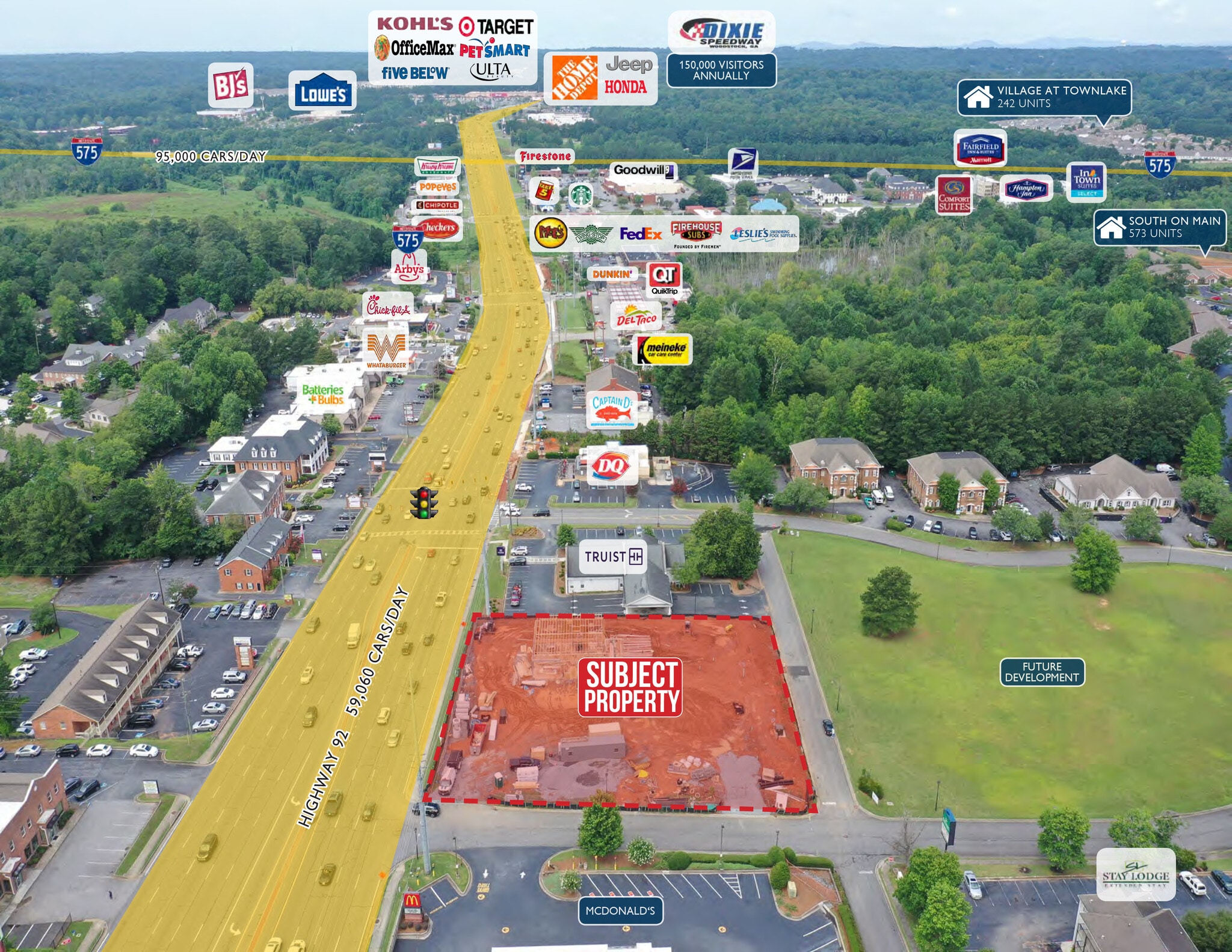 9893 Highway 92, Woodstock, GA 30188 - Raising Cane's Ground Lease | LoopNet