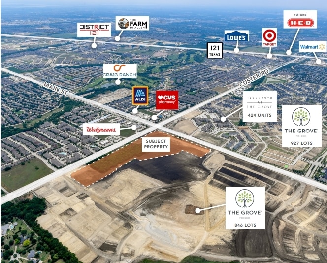 NWC Main St & Custer Rd, Frisco, TX 75035 - Land for Sale | LoopNet