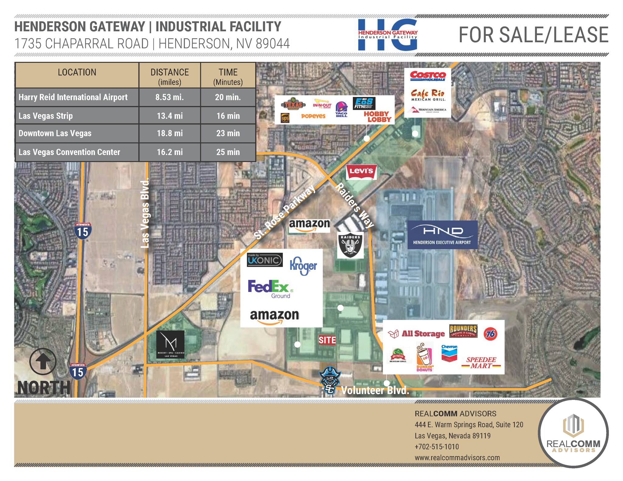 1735 Chaparral Rd, Henderson, NV 89044 - 98,023 SF Distribution ...