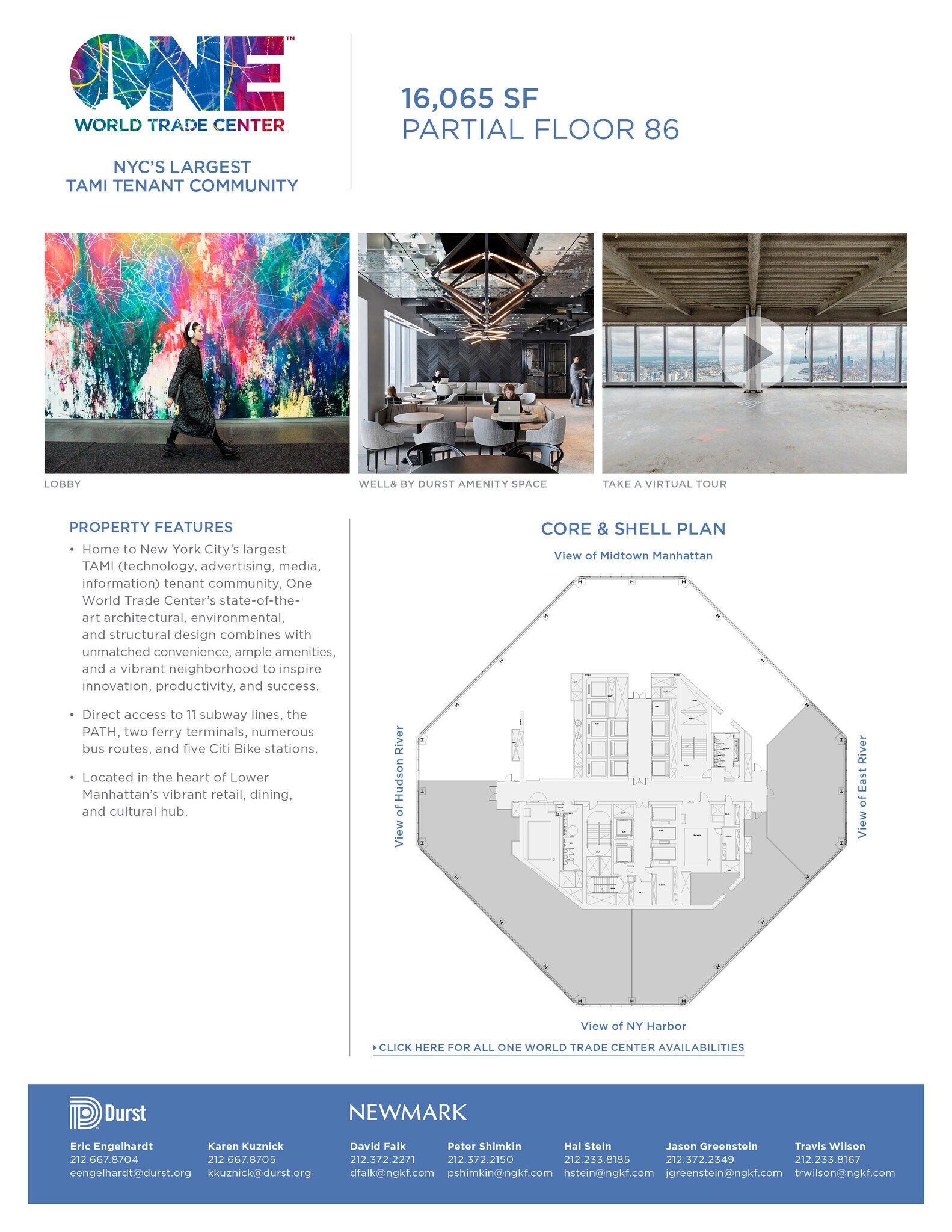 One World Trade Center, New York, NY 10007 - Office for Lease | LoopNet.com