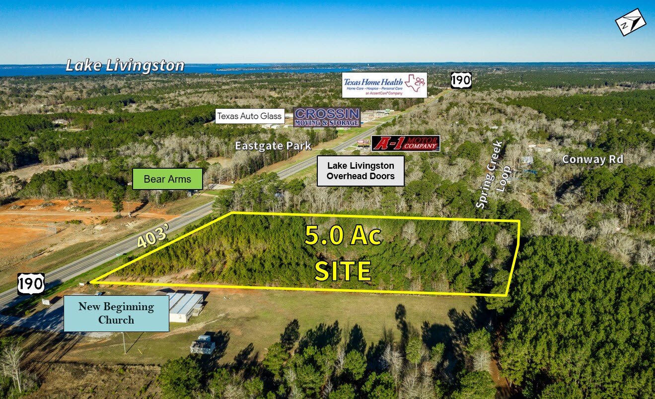 5 Ac 0 Us Highway 190 Livingston Tx 77351 Loopnet