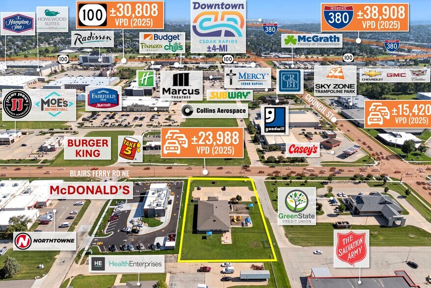 1350 Blair's Ferry Rd NE, Cedar Rapids, IA 52402 - $1 Auction - REIT Sale | Former Day Care ...