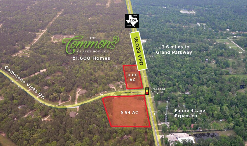 Commons Vista Dr & FM 2100, Huffman, TX 77336 - Commons of Lake Houston ...