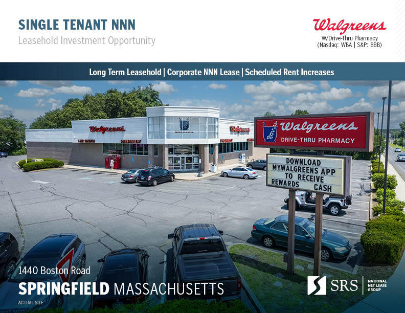 1440 Boston Rd, Springfield, MA 01129 - Walgreens | Corp NNN Leasehold ...