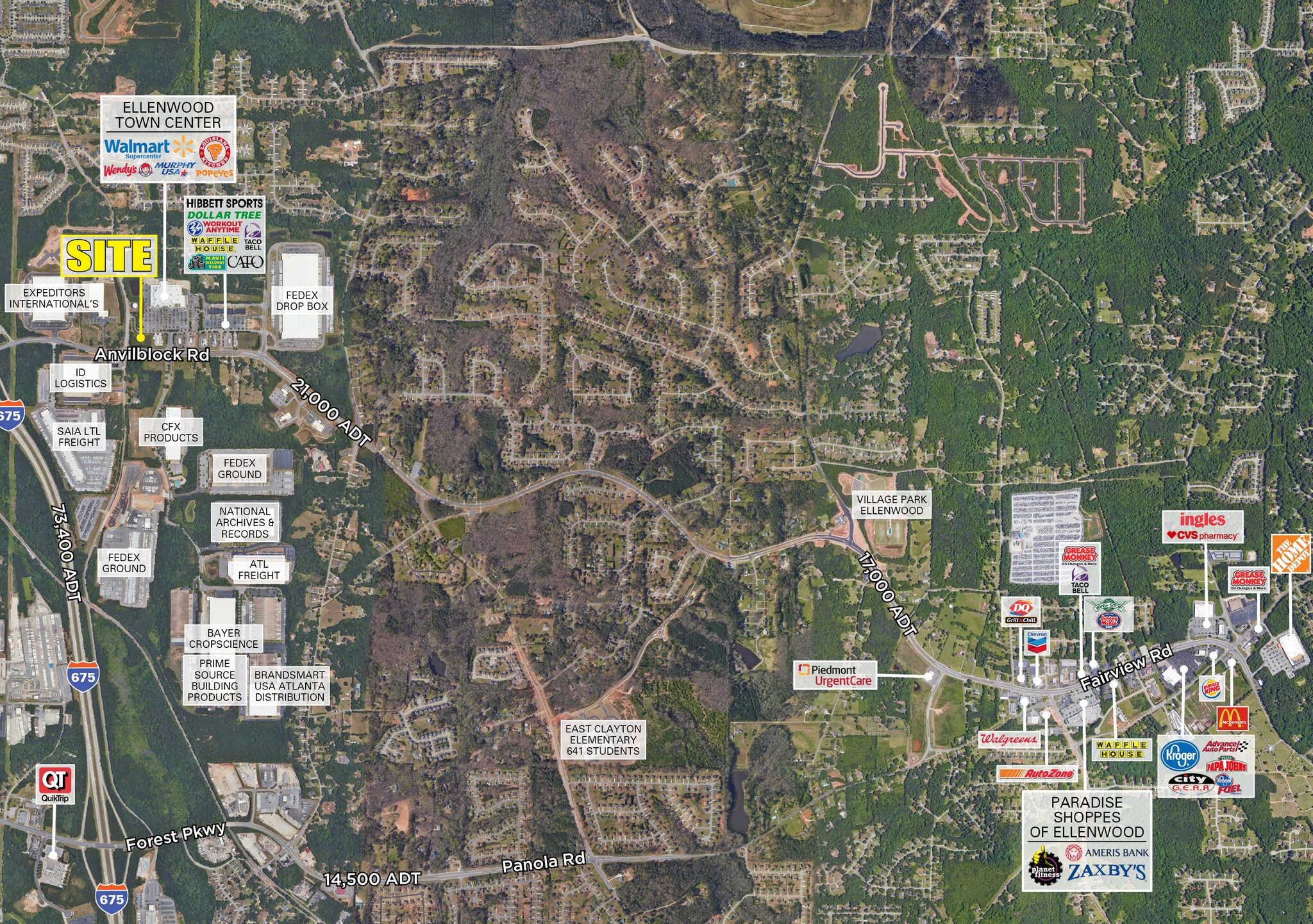 2900 Anvil Block Rd, Ellenwood, GA 30294 - Walmart Outparcel | LoopNet