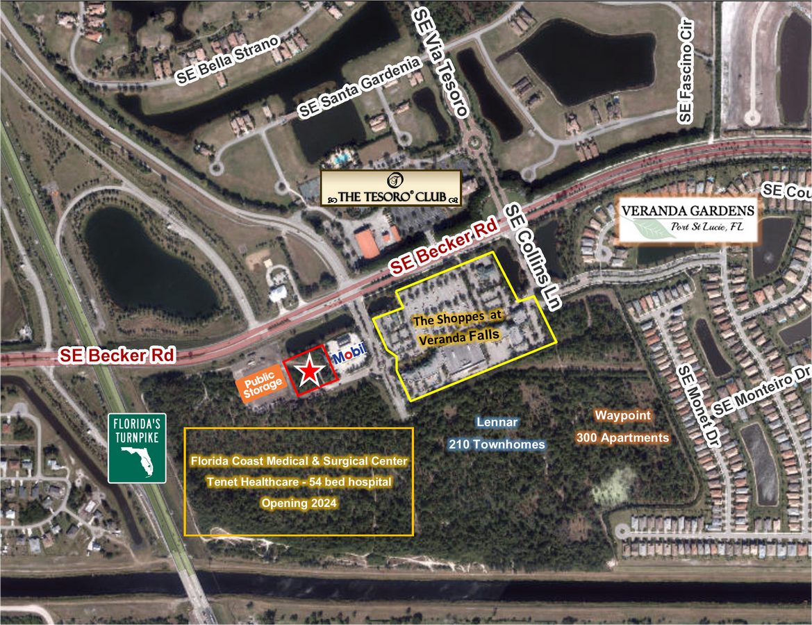 SE Becker Rd, Port Saint Lucie, FL 34984 - Veranda Falls Outparcel Land ...
