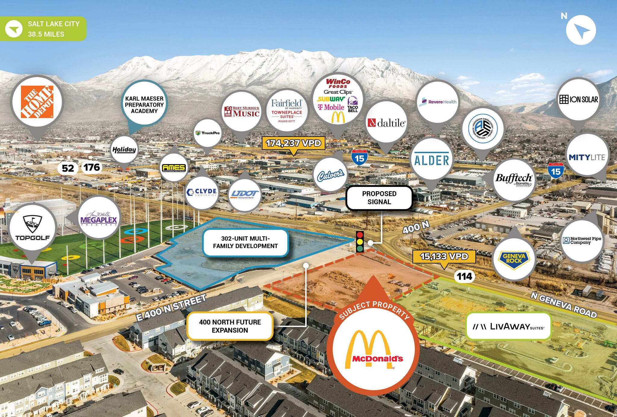 391 N Geneva Rd, Vineyard, UT 84059 - McDonald's | LoopNet