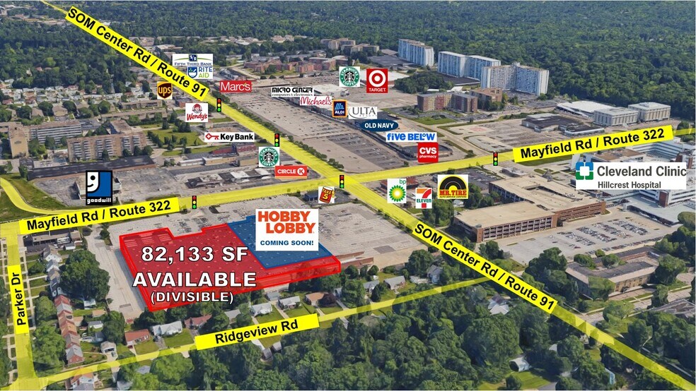6594 Mayfield Rd, Mayfield Heights, OH 44124 - Route 91 & Route 322 ...
