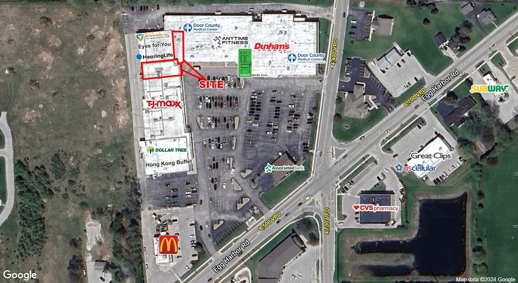 1300 Egg Harbor Rd, Sturgeon Bay, WI 54235 - Cherry Point Mall | LoopNet