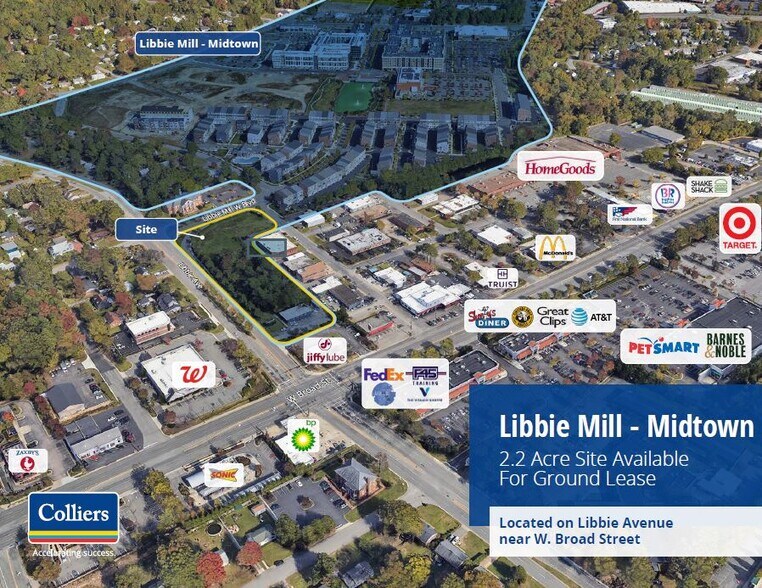 Libbie Avenue near West Broad St, Richmond, VA 23230 - Libbie Mill Ground Lease | LoopNet