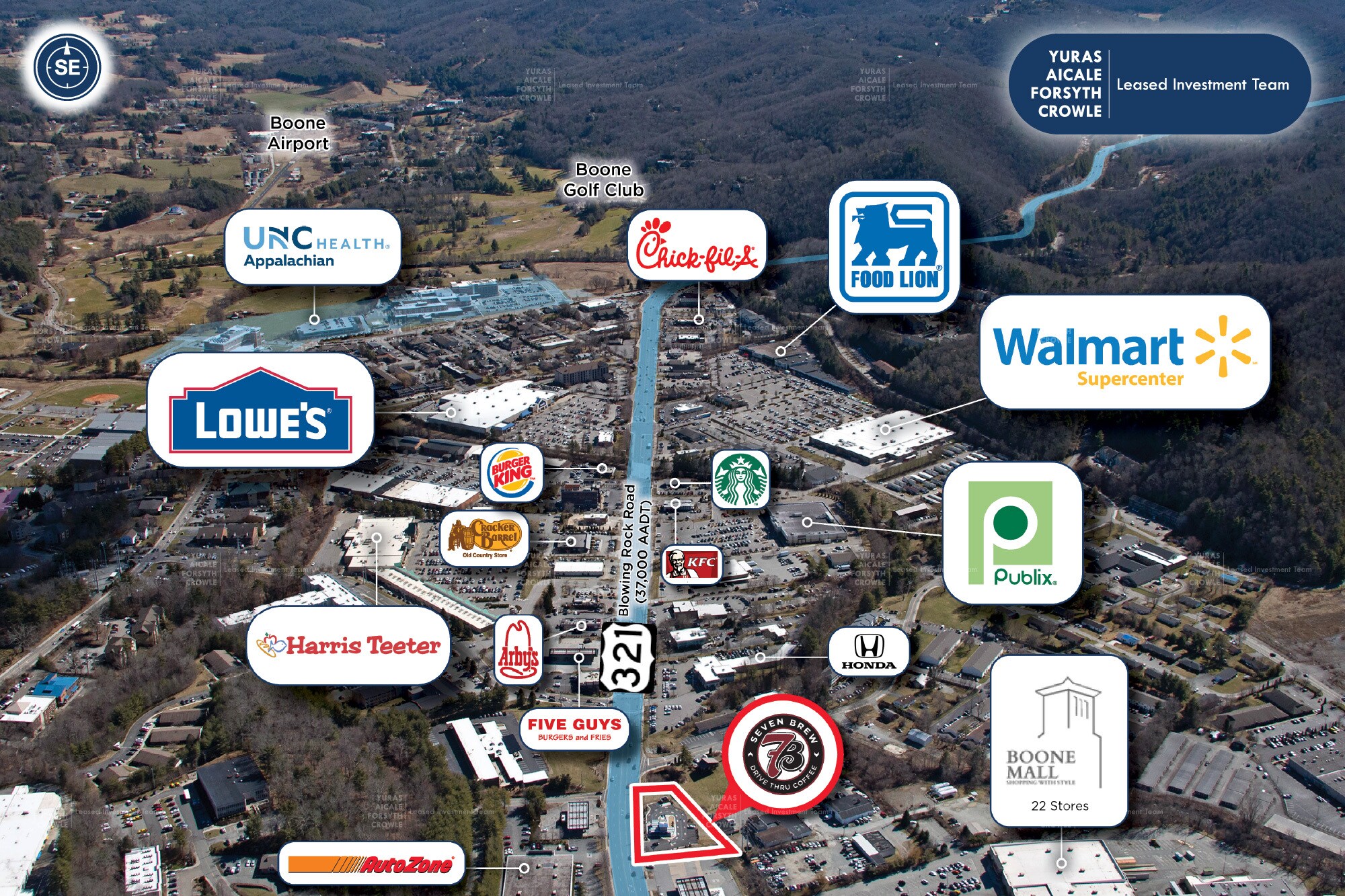 1302 Blowing Rock Rd, Boone, NC 28607 - 7 Brew | Boone, NC | LoopNet