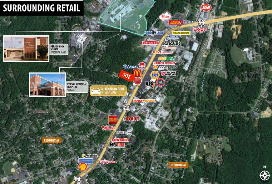 725 N Madison Blvd, Roxboro, NC 27573 - for Lease | LoopNet