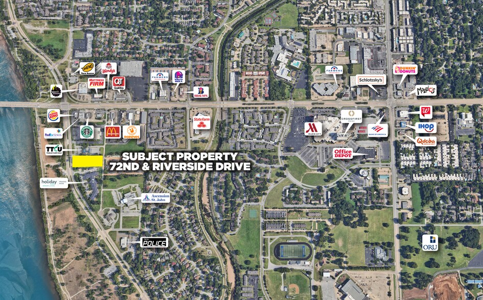 72nd & Riverside Dr, Tulsa, OK 74136 - 7130 S. Quincy | LoopNet