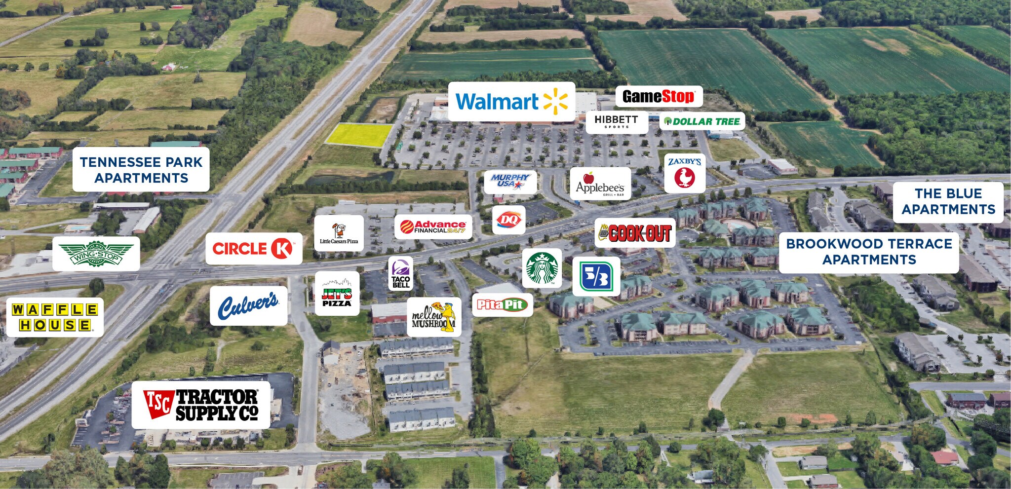2940 S Rutherford Blvd, Murfreesboro, TN 37130 - Walmart Adjacent Land ...