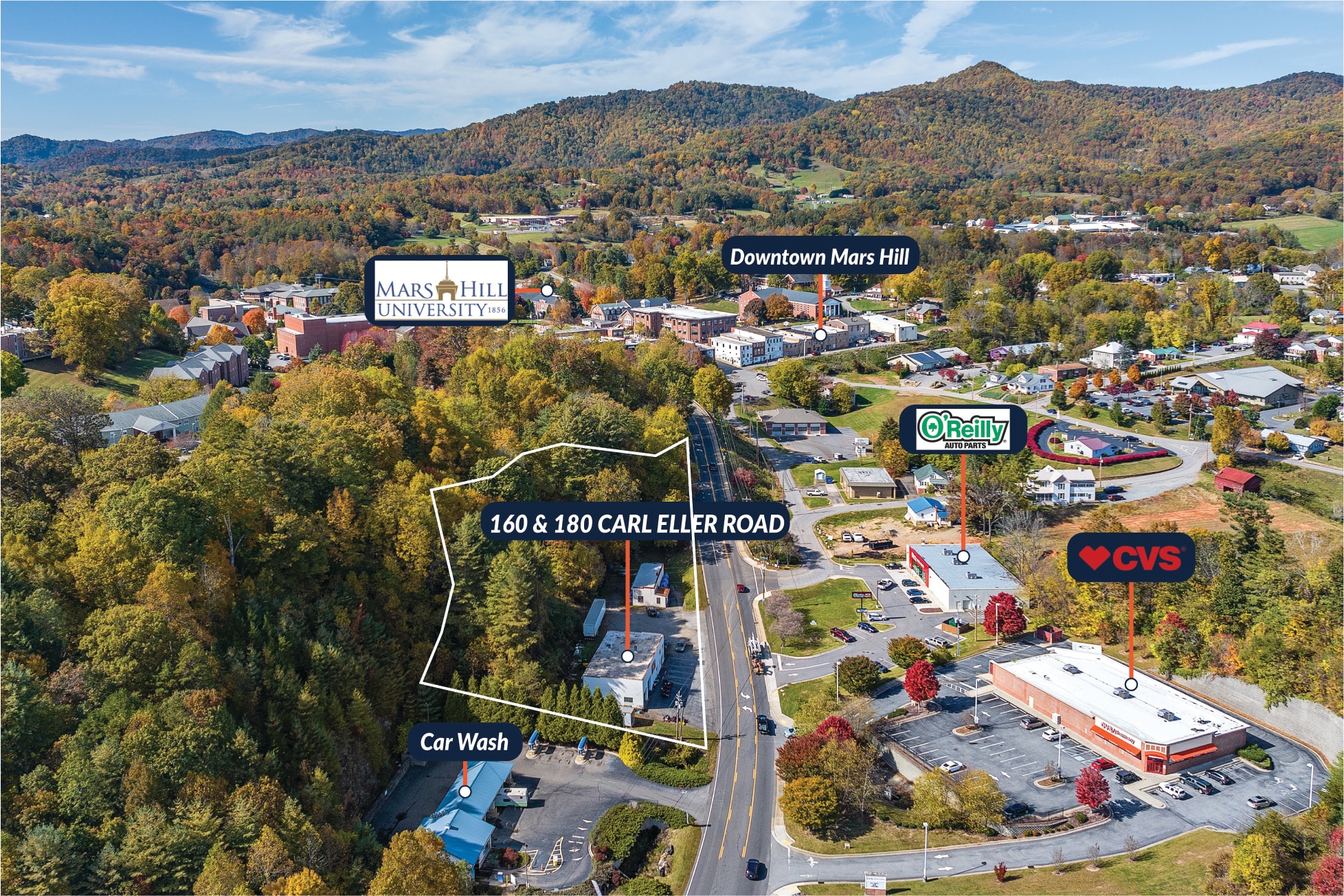 180 Carl Eller Rd, Mars Hill, NC 28754 - 160-180 Carl Eller Sale | LoopNet